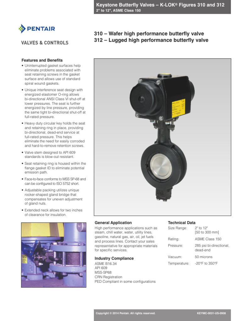 Keystone Fig. 310 | PDF | Valve | Mechanical Engineering