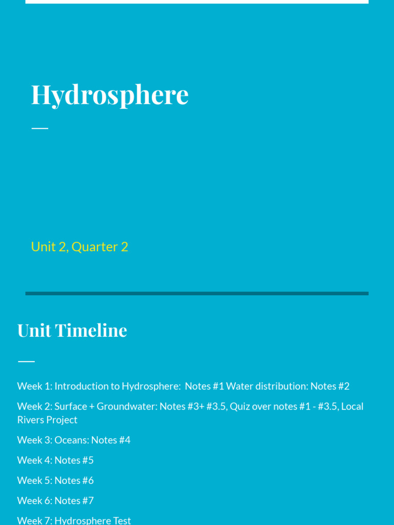 Notes #1 - Intro + Properties of Water | PDF | Chemical Polarity | Water