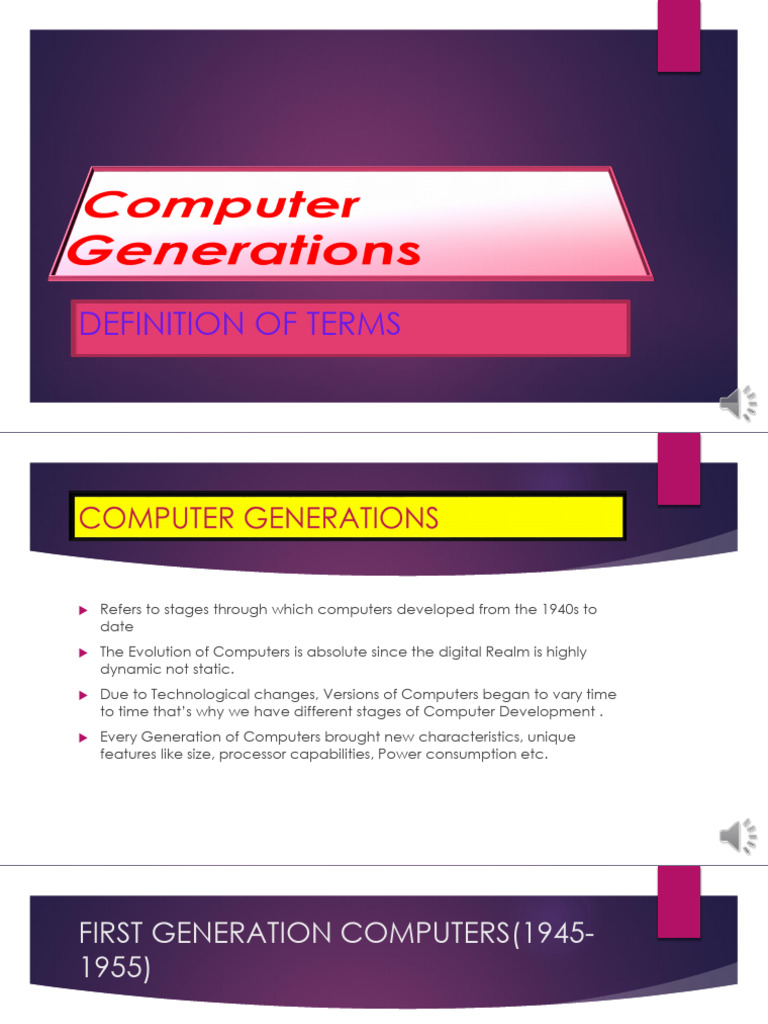 Computer Generations pdf_050414 | PDF | Integrated Circuit | Computer Data Storage