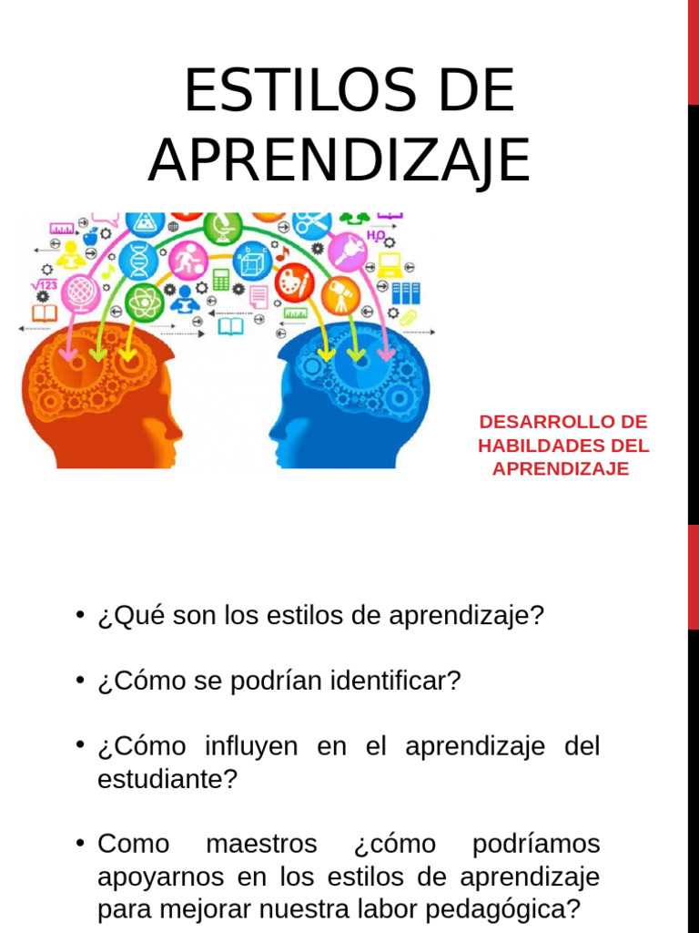 Estilos de Aprendizaje y Estrategias Didácticas | PDF | Aprendizaje ...