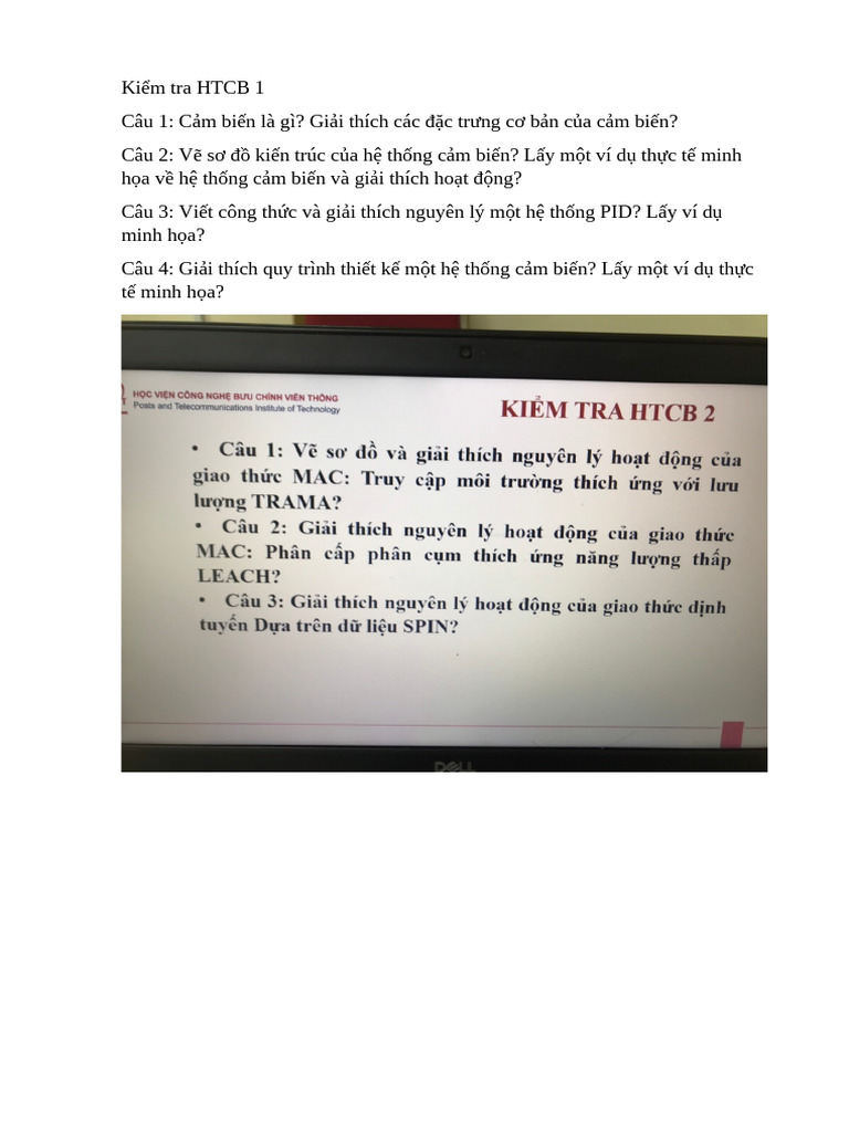 Kiểm tra HTCB 1 | PDF