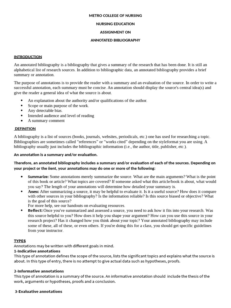 Annotated Nursing Education | PDF | Bibliography | Cognitive Science