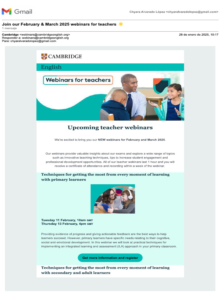 Cambridge Workshops Register Link | PDF