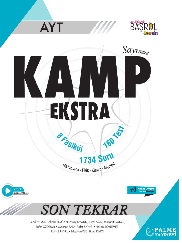 PALME AYT KİMYA KAMP EKSTRApdf - 241226 - 202231 | PDF