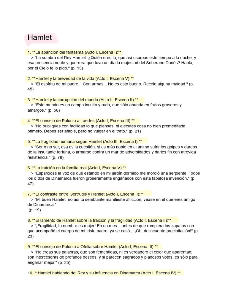 HAMLET | PDF | Aldea