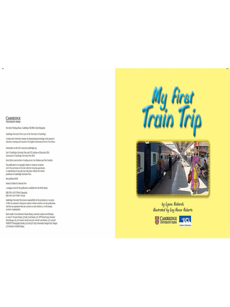 Cambridge Reading Adventures Blue My First Train Trip | PDF