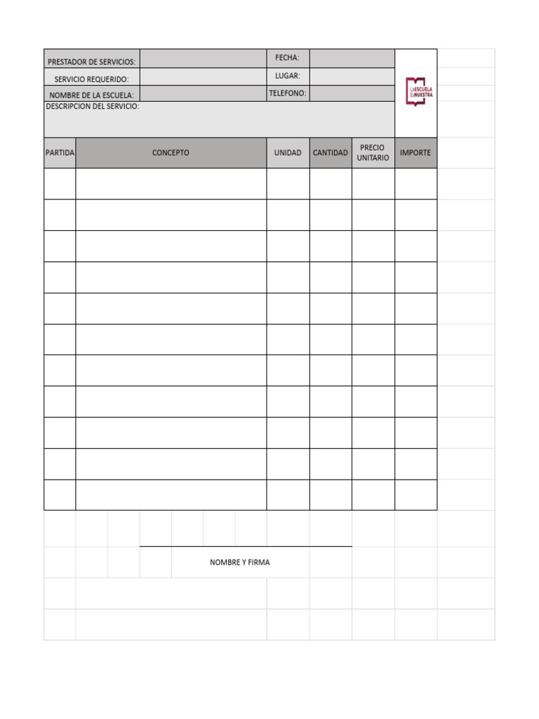 FORMATO DE COTIZACIONES INFORMALES - LEEN 2023 - Editado | PDF