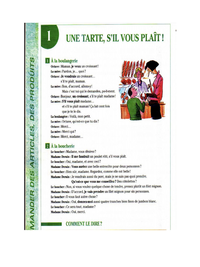 Dialogue writing en francaise | PDF