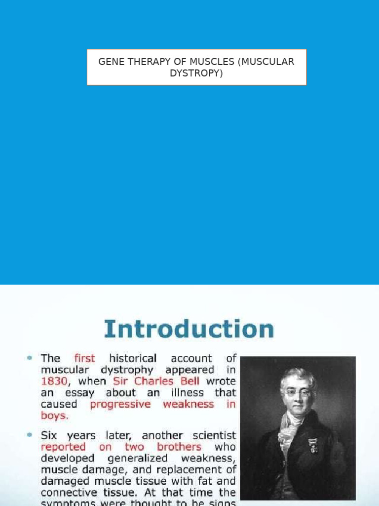 gene therapy for muscles | PDF