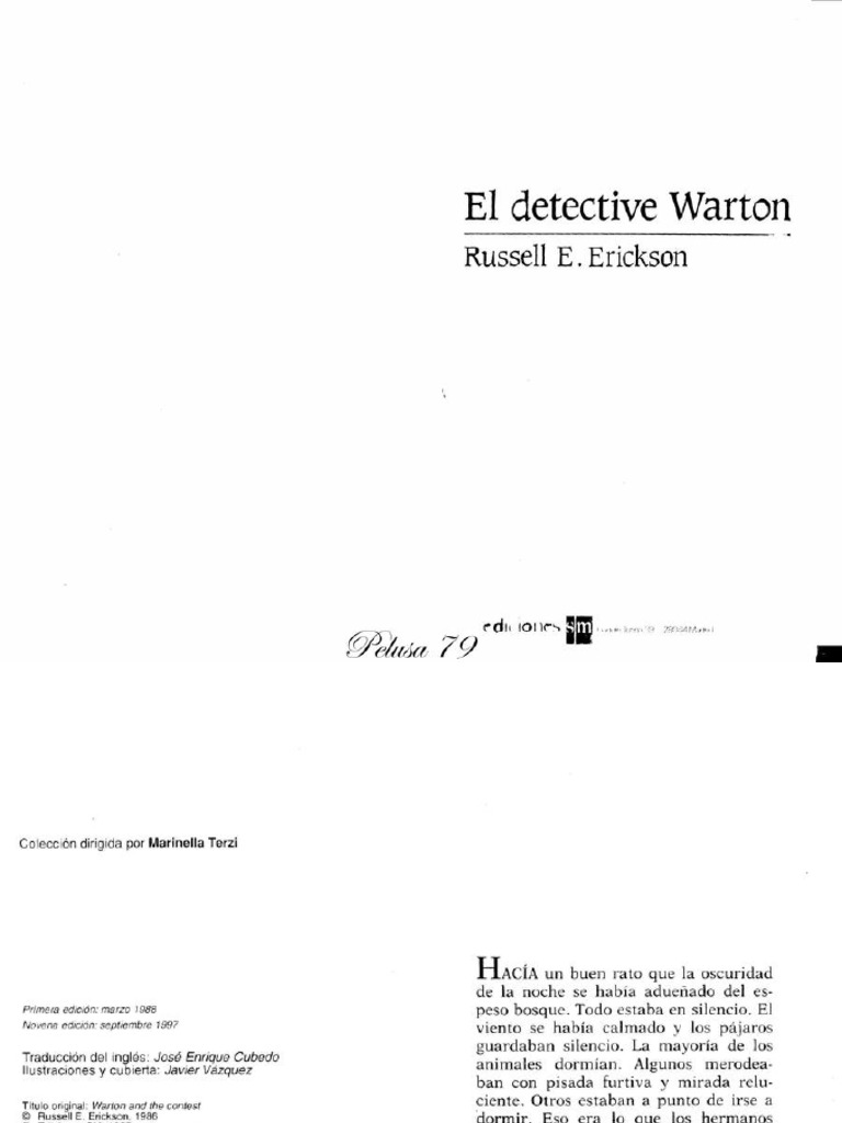 Pdfcoffee Com El Detective Warton 2 PDF Free | PDF