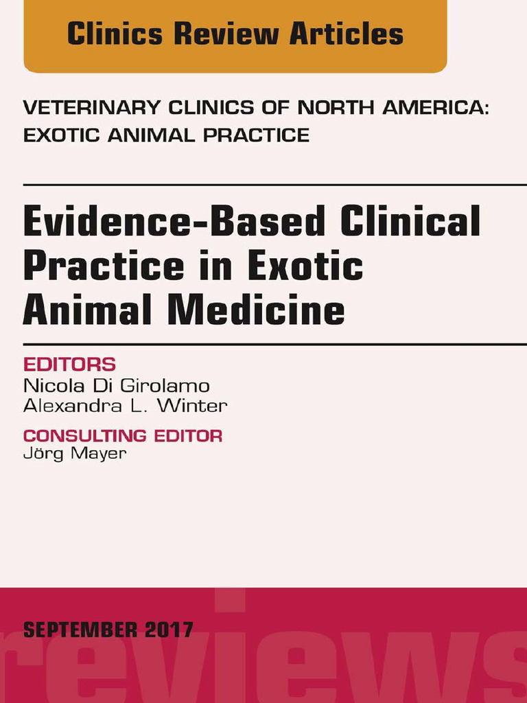 (The Clinics_ Veterinary Medicine) Nicola Di Girolamo_ Alexandra L. Winter - Evidence-Based ...