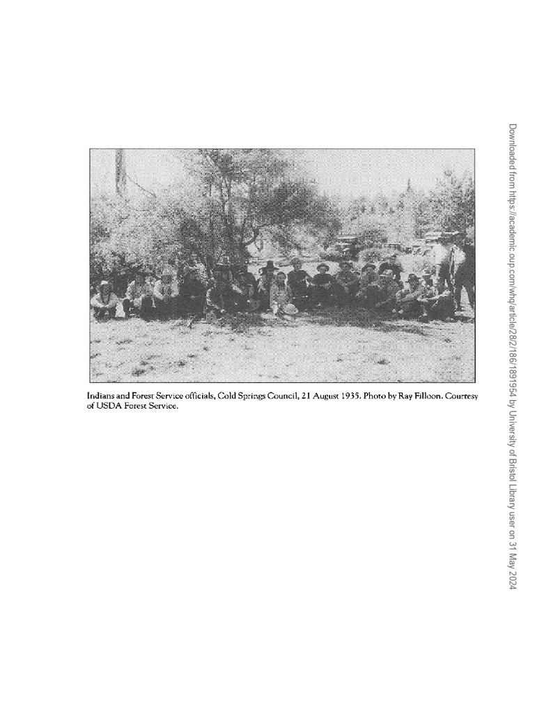 1997-Fisher-Handshake Indigenous People Forest Service 1932 | PDF ...