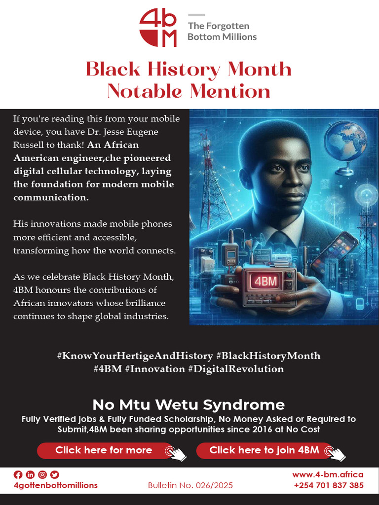 4BM - Black History Month Notable Mention | PDF