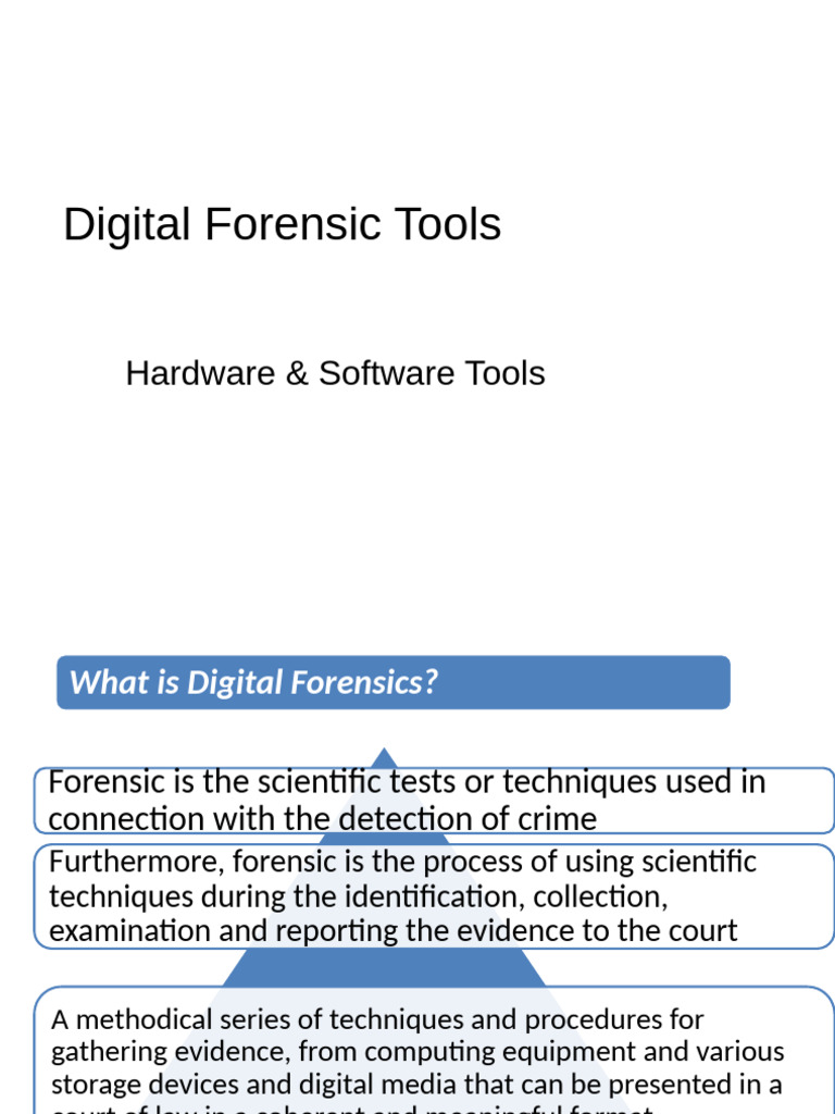 Current Forensic Tools-Converted - 2024 | PDF | Digital Forensics ...
