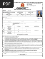 Admit Card Sample SSC | PDF