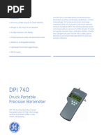 DPI 705E/705E-IS User Manual | PDF | Pressure Measurement | Calibration