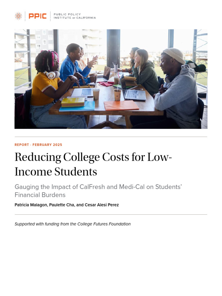 Reducing College Costs For Low-Income Students | PDF | Student ...