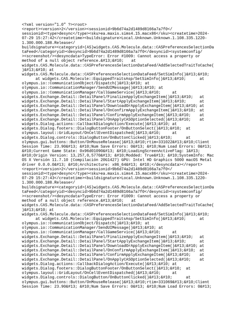 lastUIException 63857962596 | PDF | Mac Os | Graphics Processing Unit