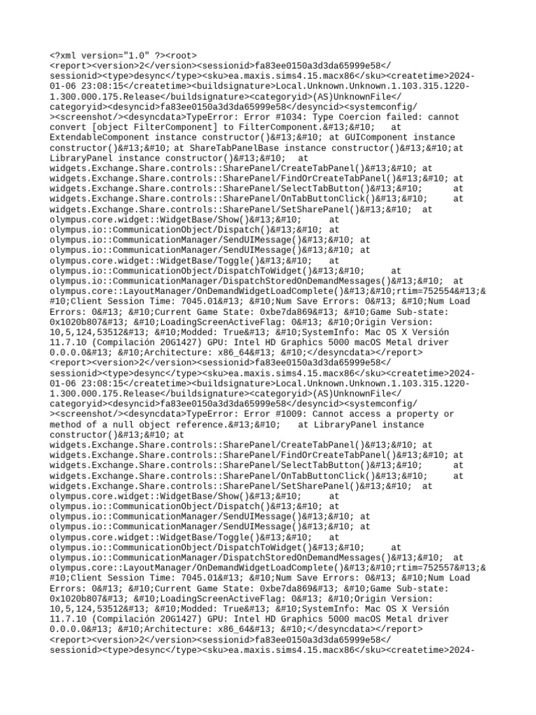 lastUIException 63840268142 | PDF | Mac Os | Graphics Processing Unit