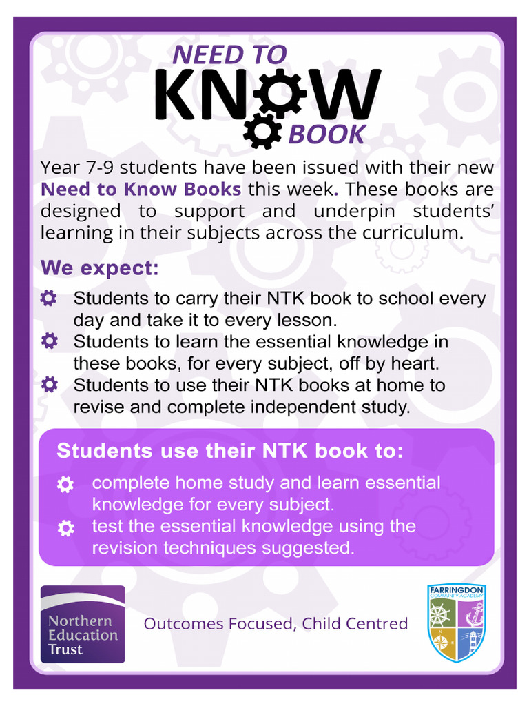 Need To Know Book Information | PDF