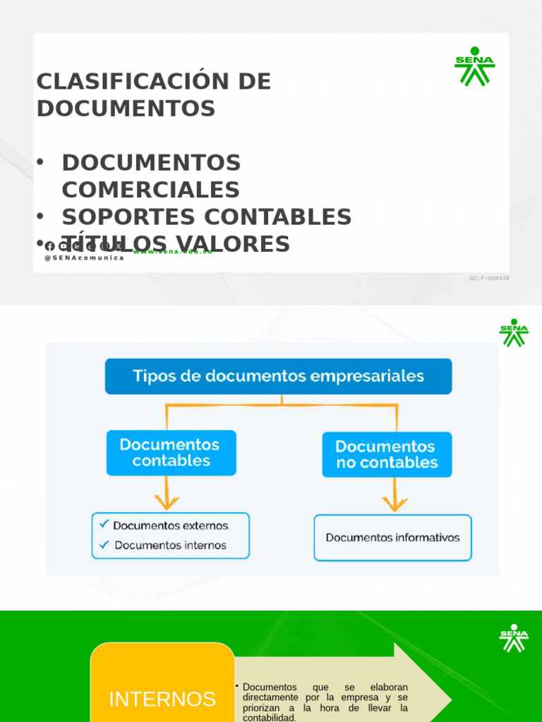 CLASIFICACIÓN DE DOCUMENTOS | PDF | Contabilidad | Instrumento negociable