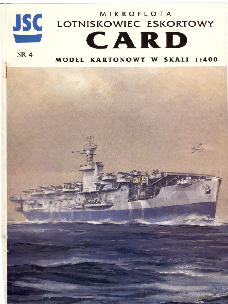 Paper Model - JSC 004 - USS Card, CVE-11 (PDF by Atomsk) | PDF