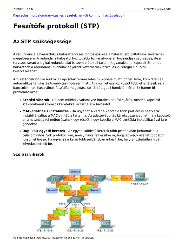 Feszitofa Protokoll STP | PDF