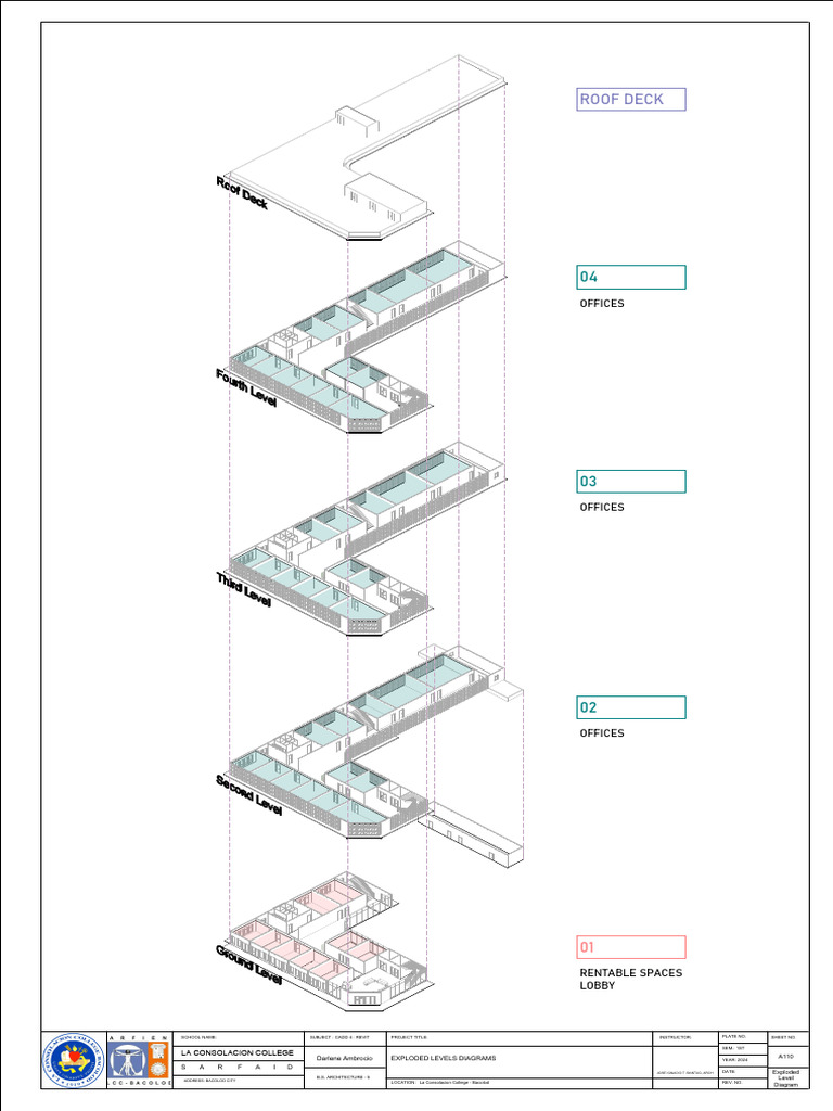 Exploded Levels Diagrams for CADD 4 | PDF
