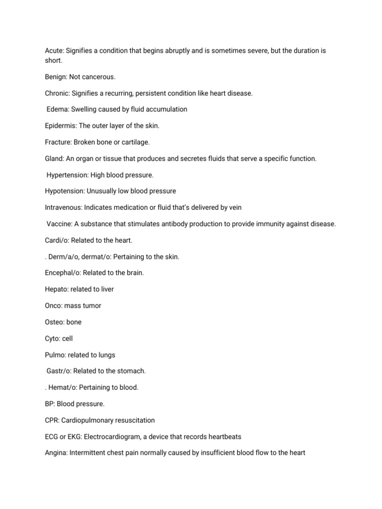 Basics Terminology | PDF