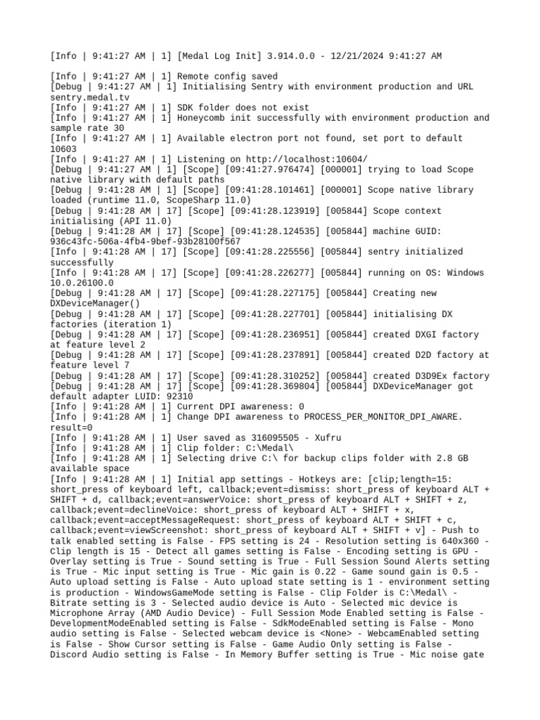 Medal Log 20241221 | PDF | Computer Architecture | Computer Engineering