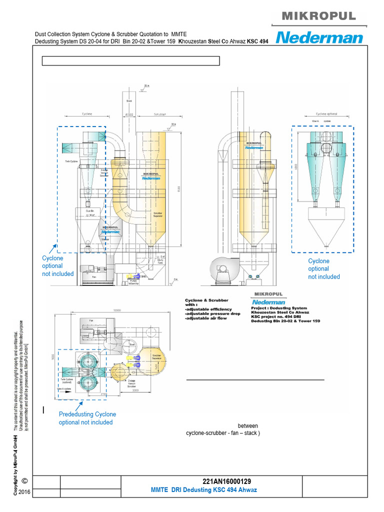 Dust Collection System Quote for KSC | PDF