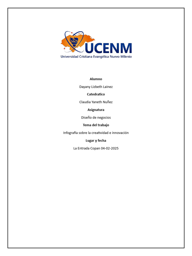 Dayany Lizbeth Lainez: Alumno | PDF