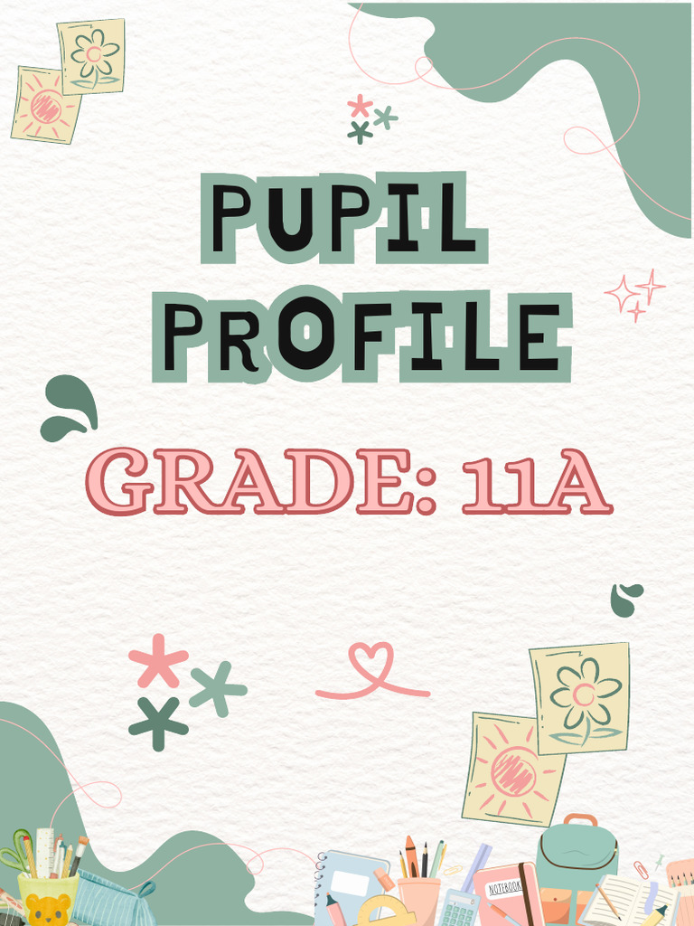 Sage Pink Cute Creative Portfolio Cover Page | PDF