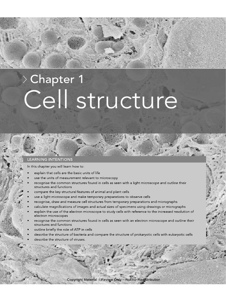 Chapter 1 Biology | PDF