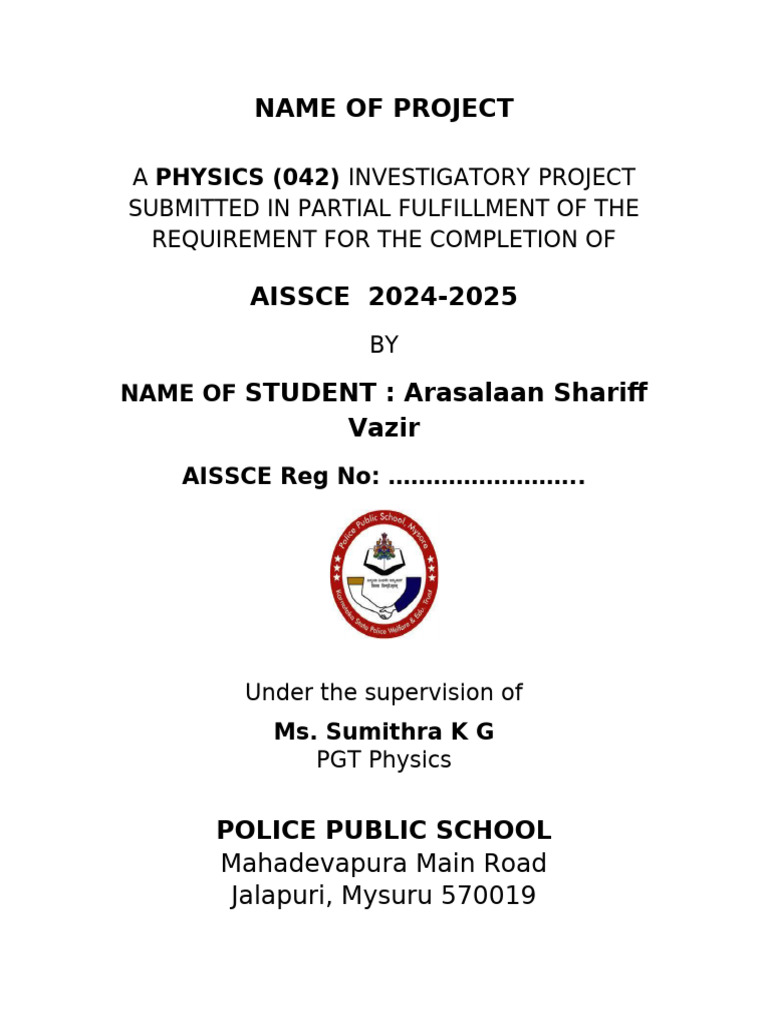 FRONT PAGE, CERTIFICATE, ACK CLASS 12 24-ASV | PDF