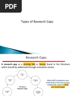 Typesof Research Gaps | PDF