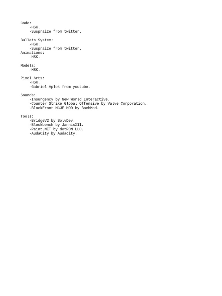 Credits | PDF