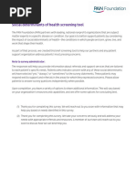 Social Needs Screening Tool AAFP | PDF | Health Care
