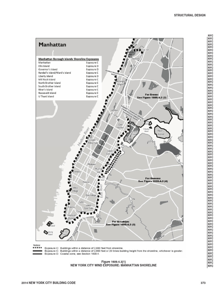 2014 NYC Building Code Wind Maps - Chapter 16 Structural Design | PDF ...