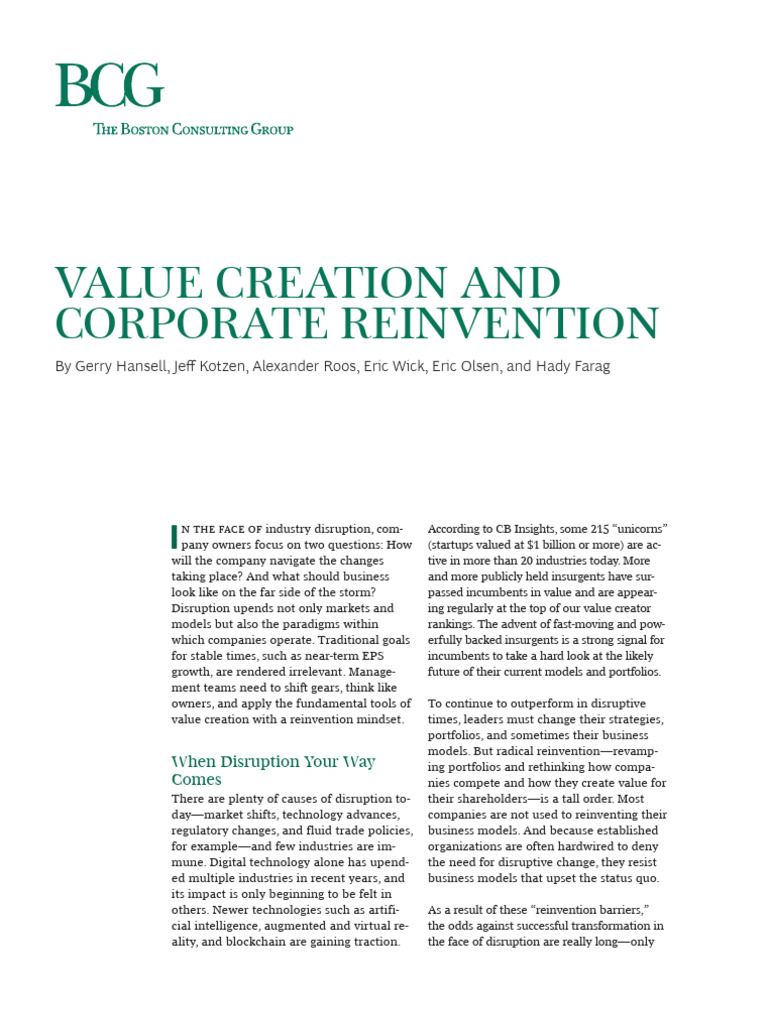 BCG Value Creation and Corporate Reinvention Dec 2017 R 06 18 - tcm9 ...