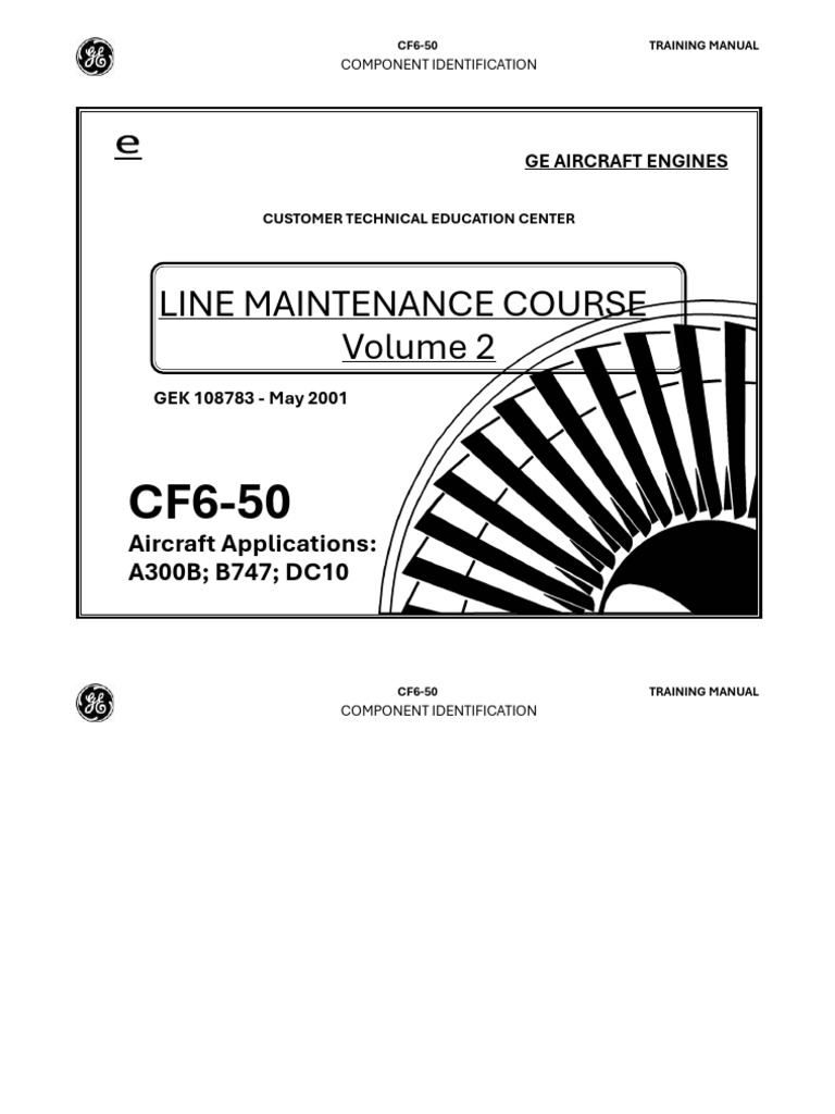 CF6 50+Component+Figures | PDF | Aircraft Manufacturers Of The United ...