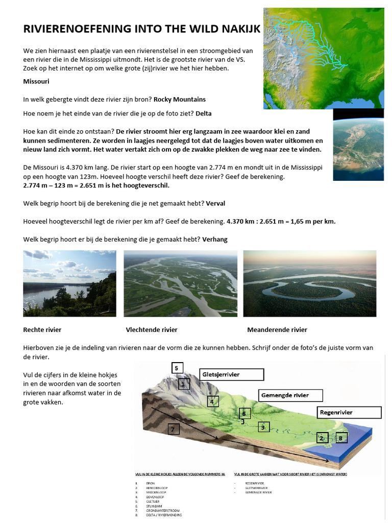 Rivierenoefening Into The Wild Nakijk 2021 2 | PDF