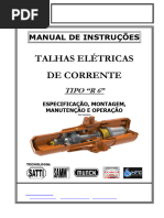 Manual Talhas Elétricas R 20 | PDF | Engrenagem | Freio