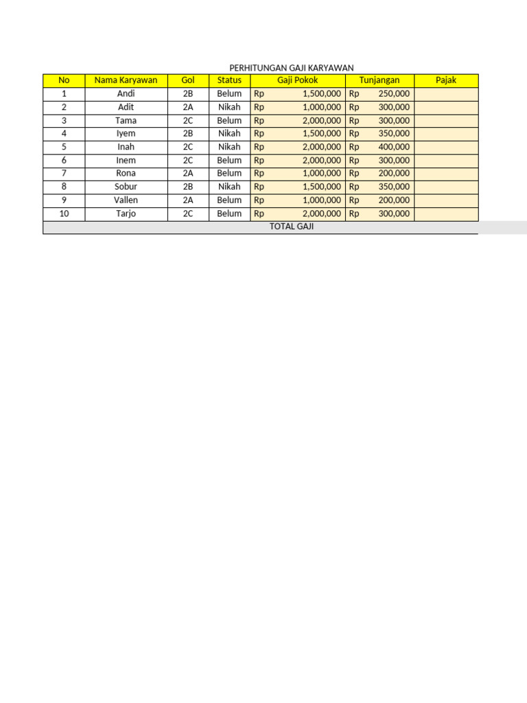 Latihan 1 - Tia | PDF
