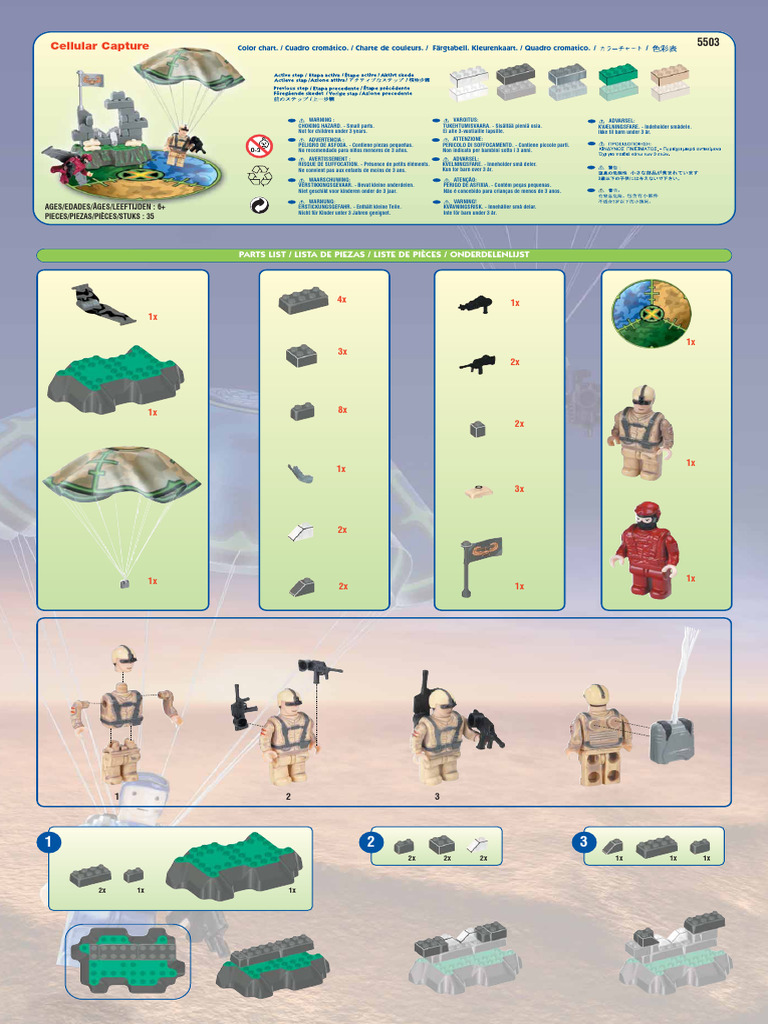 Mega Bloks - Command Ops - Cellular Capture - 5503 | PDF