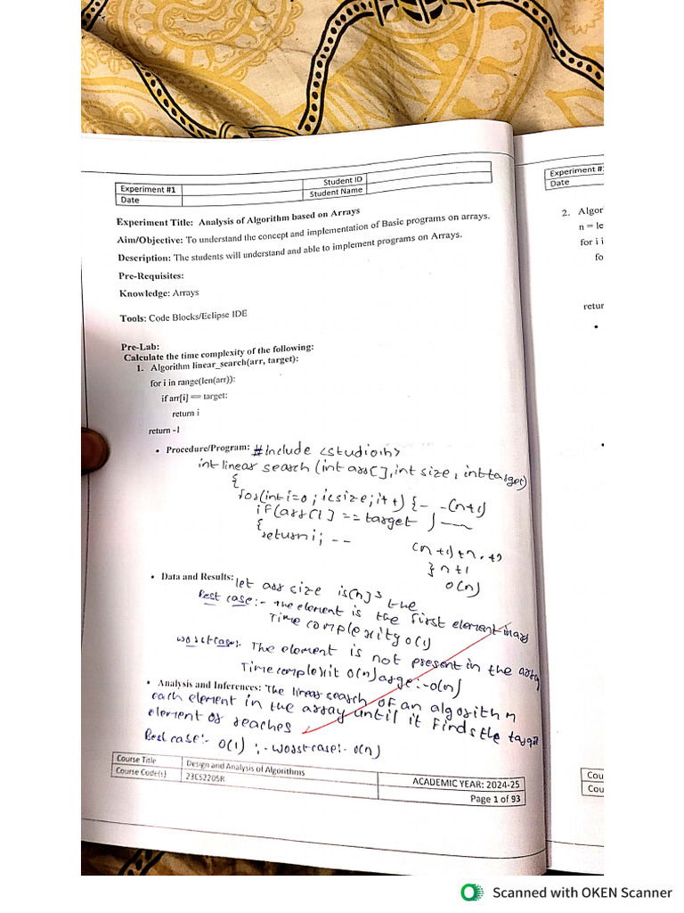 DAA EXP - 1 (R) | PDF