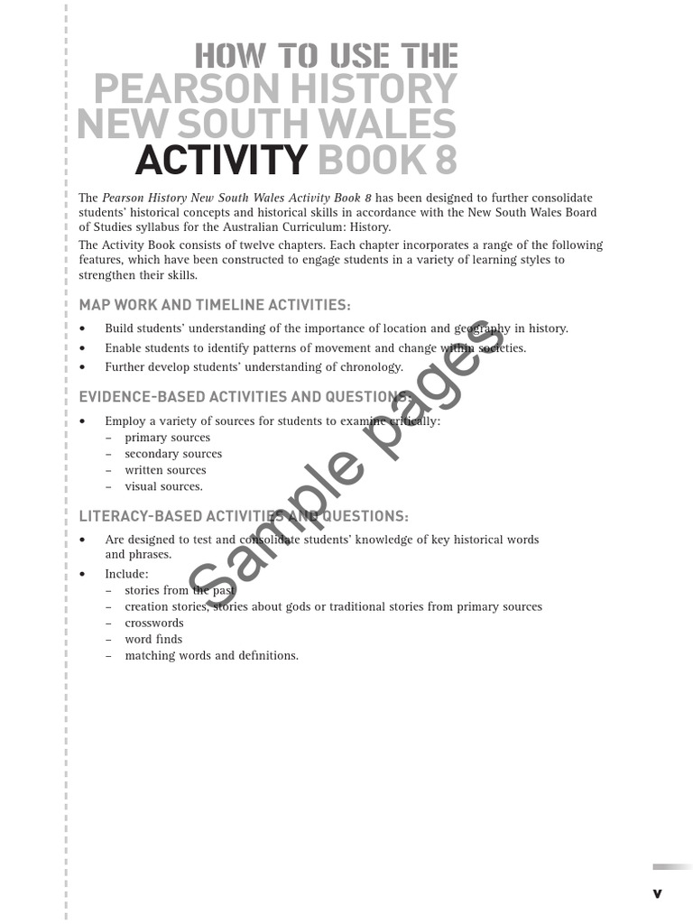 Pearson History New South Wales 8 Activity Book Sample | PDF | Vikings ...