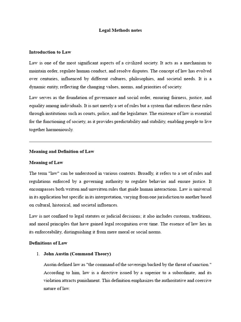 Legal Methods Notes (10) | PDF | Precedent | Obiter Dictum