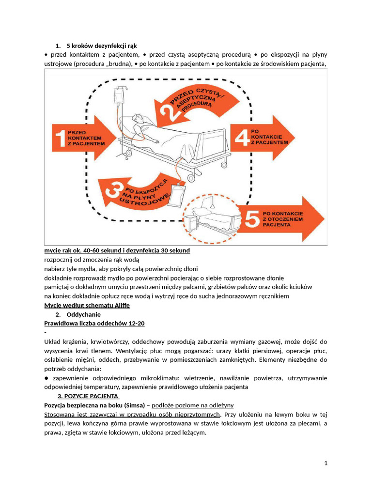 Podstawy Pielęgniarstwa Opis | PDF