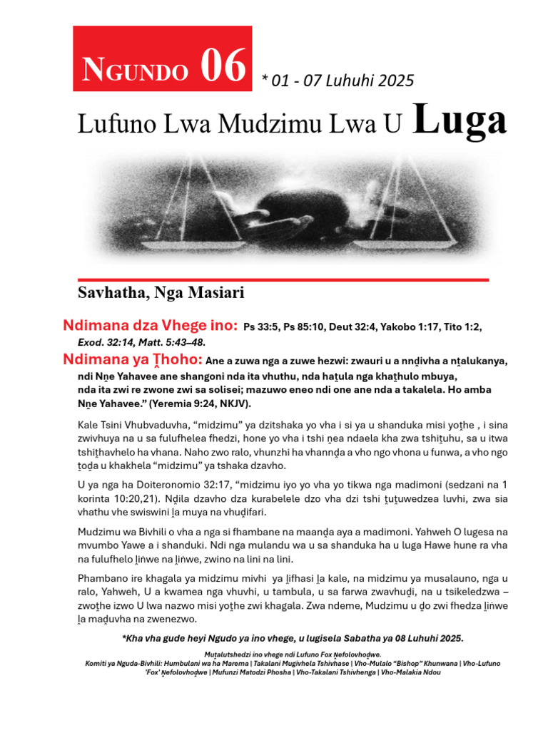 Nguda Bivhili 2025 Q1 L06 | PDF